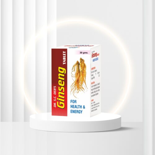 Ginseng Tablet - Dr. S C Deb's